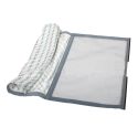 Curtain Set (Westfalia Gray Striped Pattern)