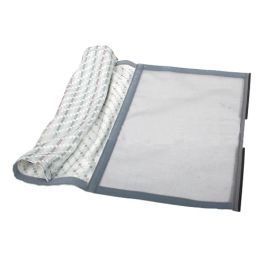 Mosquito Screen w/Fabric Cover - Gray Striped Westfalia Pattern