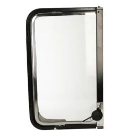 Side Vent Wing Window Assembly w/ Glass - Right