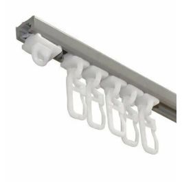 Plastic Curtain Rail with Hooks